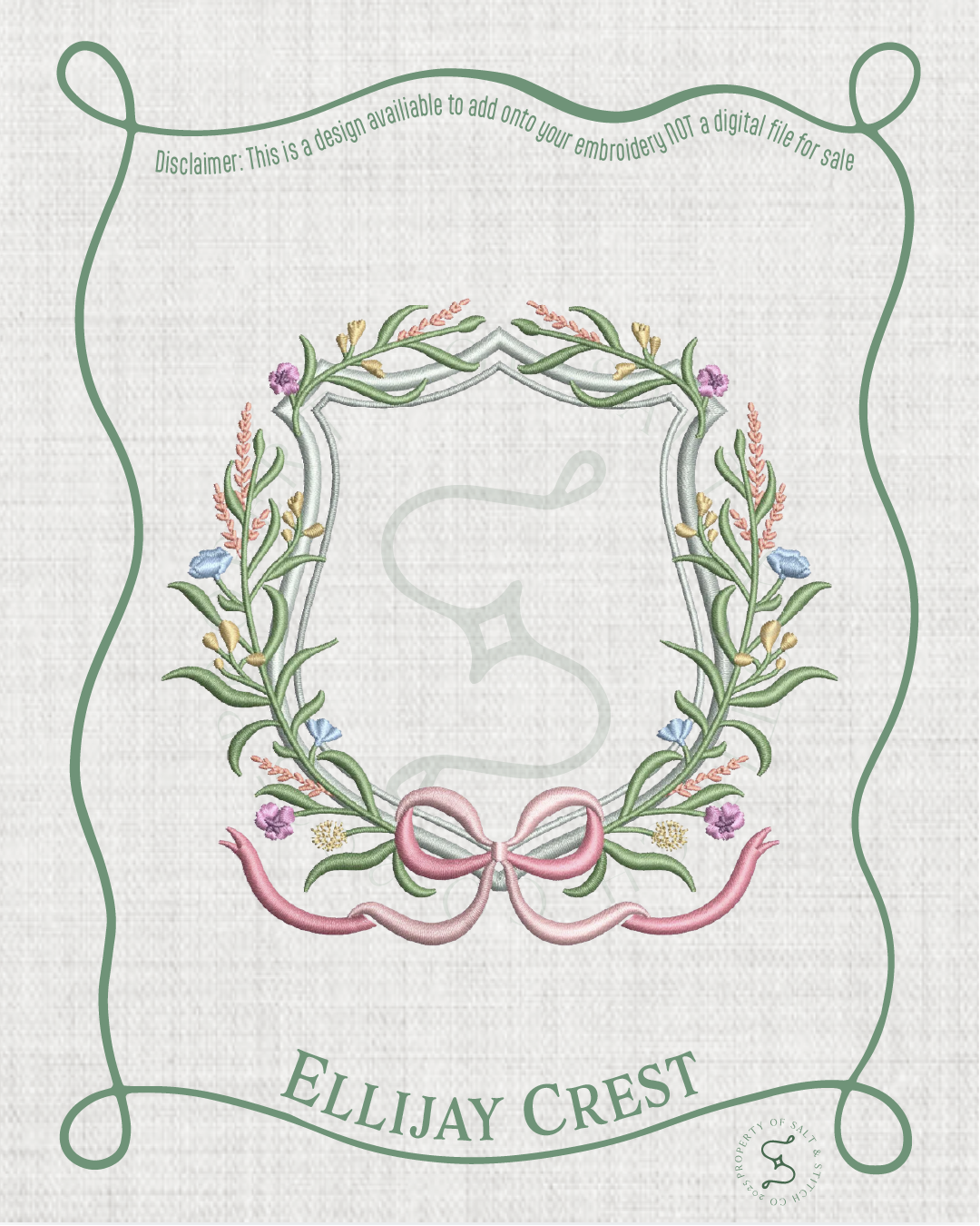 Ellijay Crest – Salt & Stitch Co