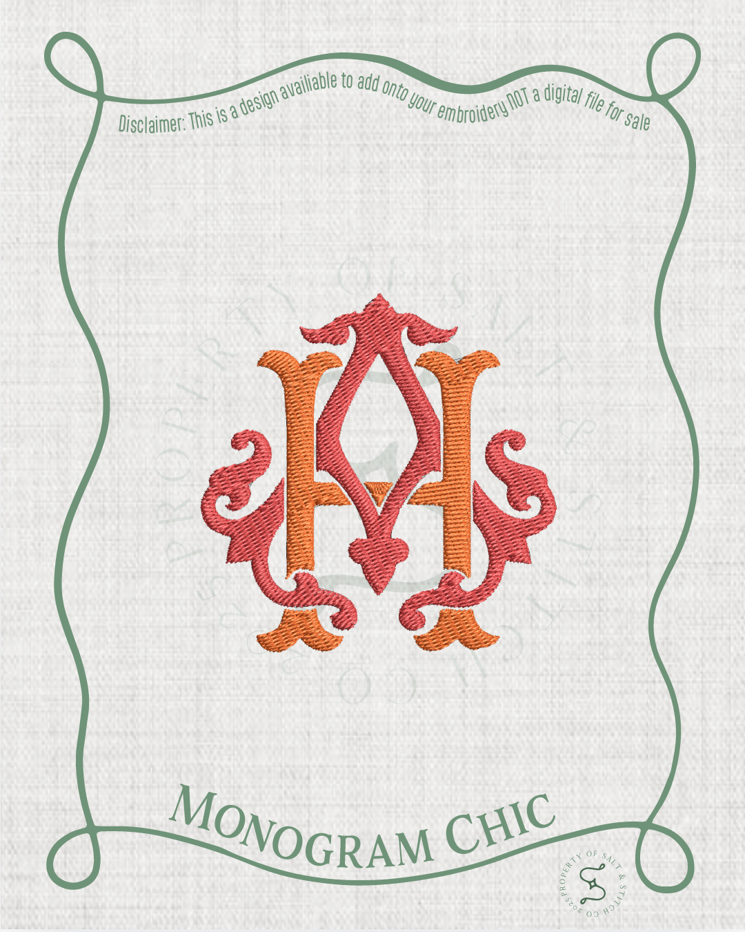 Monogram Chic - Salt & Stitch Embroidery & Monograms – Salt & Stitch Co