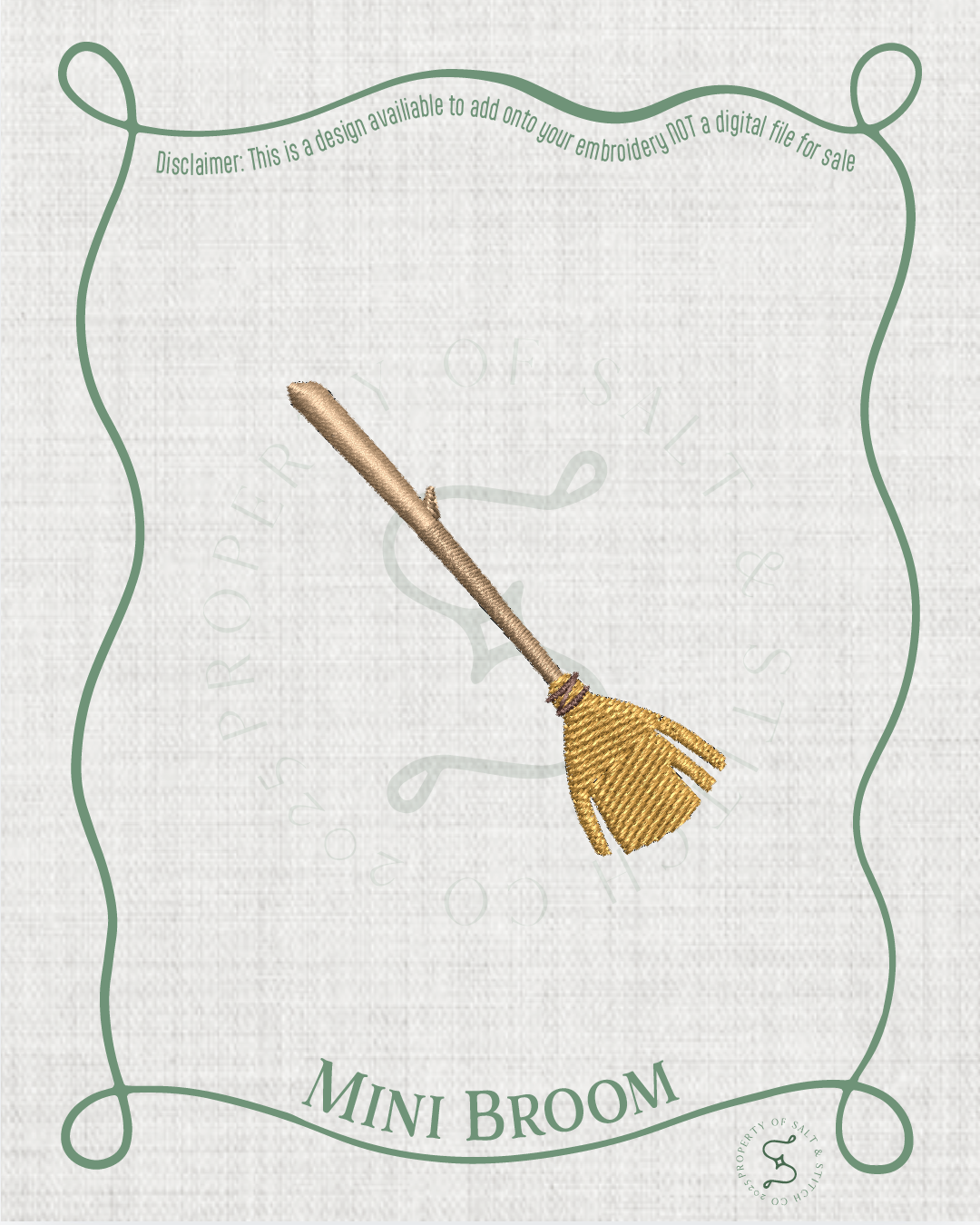 Mini Broom – Salt & Stitch Co