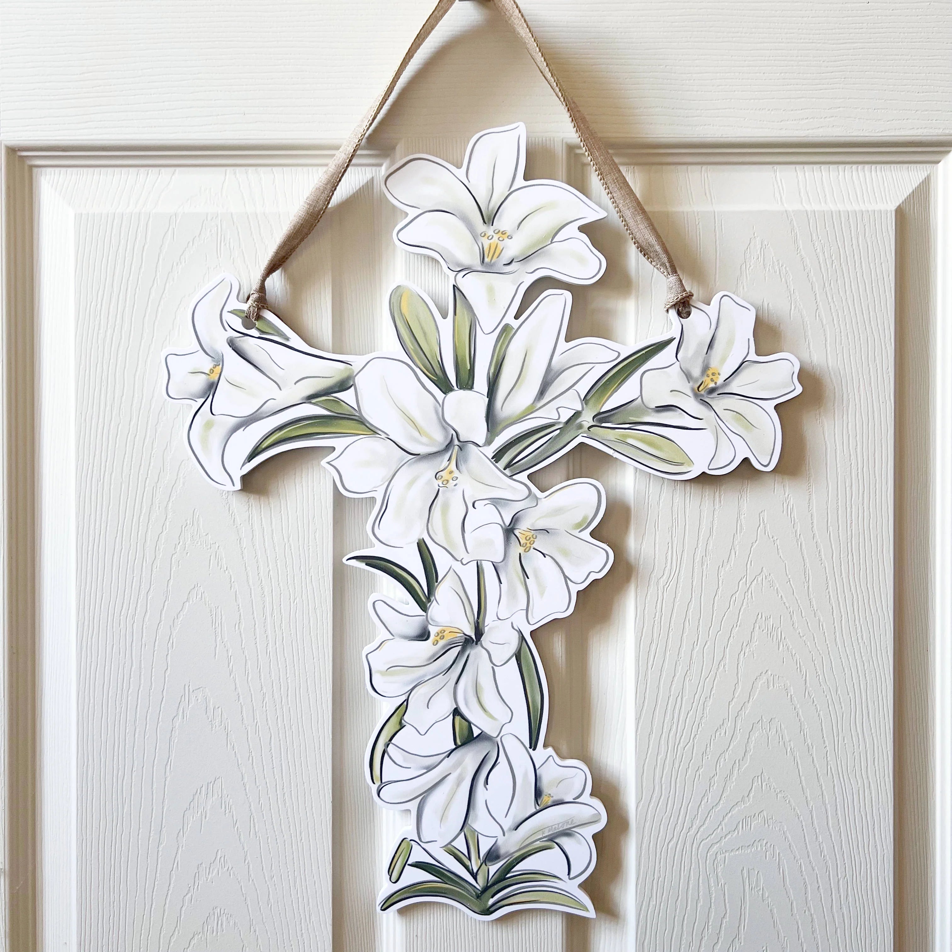 Lilly Cross Door Hanger – Salt & Stitch Co