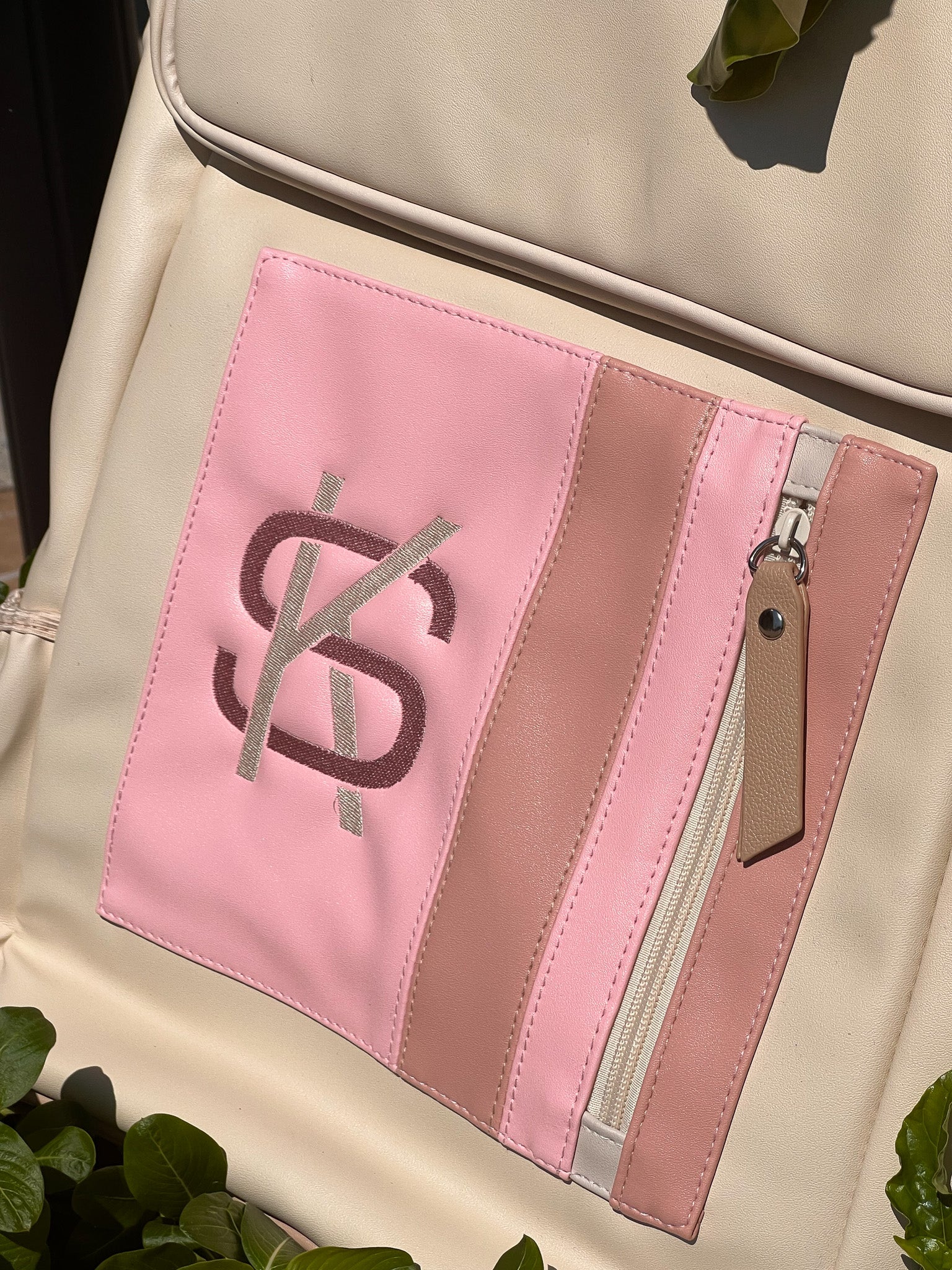Blaze Backpack | Cream & Mauve – Salt & Stitch Co